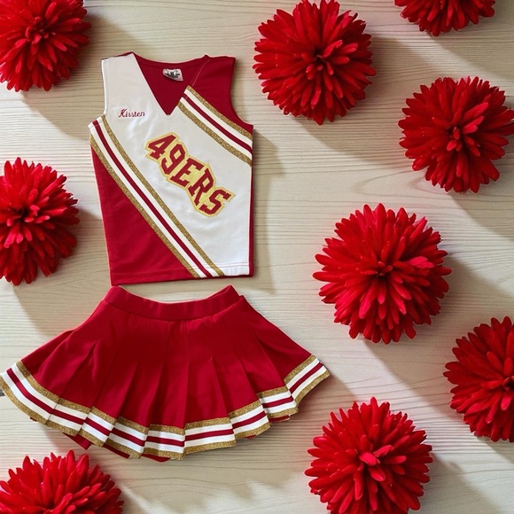 B Bad | Costumes | San Francisco 49ers Kids Cheerleader Cheer Costume ...